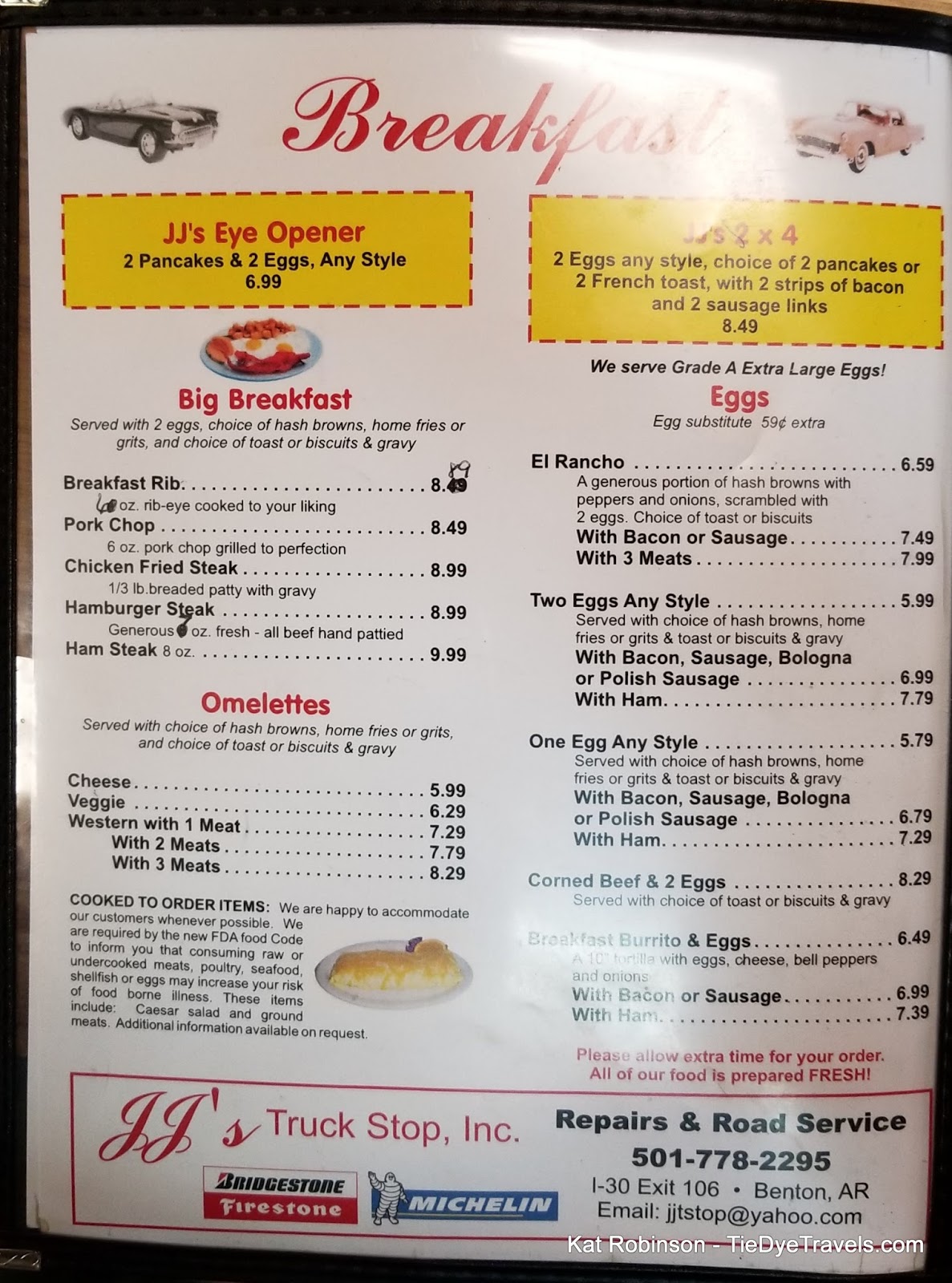 Jj menu store